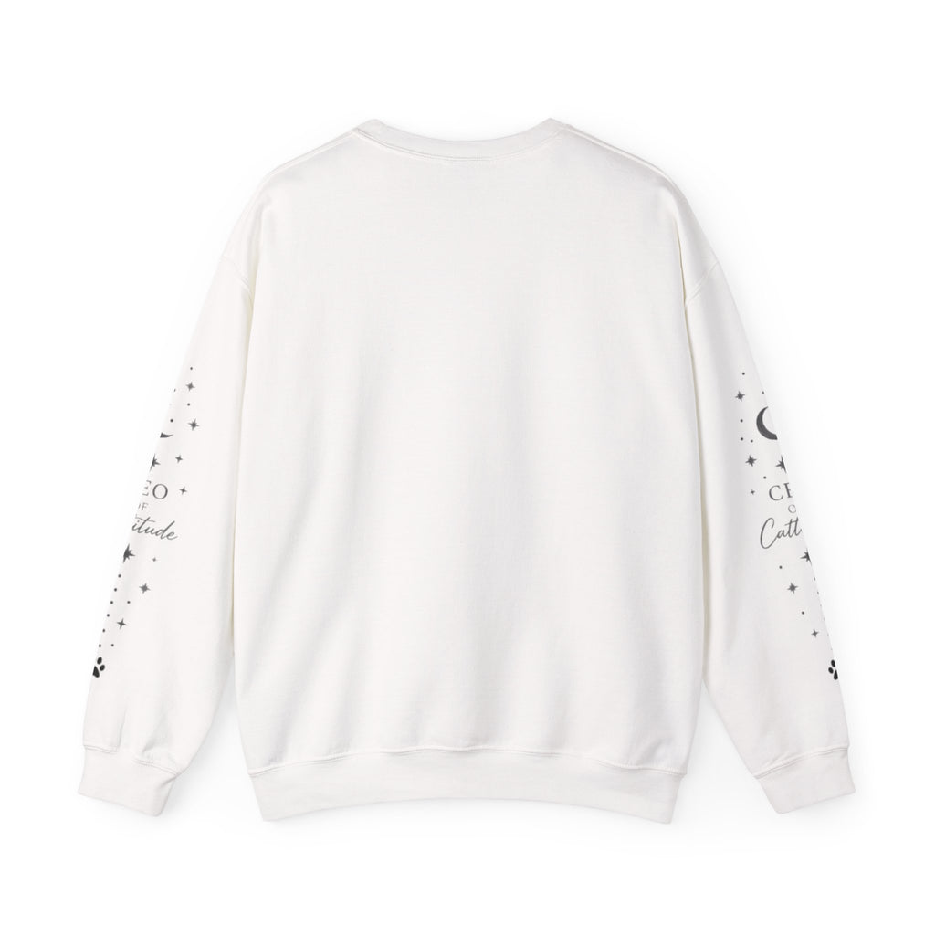 Crewneck Sweatshirt — "CEO of Cattitude" Cat Graphic Pullover – Velluxer